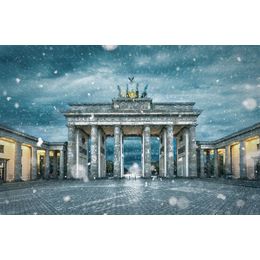 papermoon Fototapete "Berlin", B/L: 5m x 2,8m, Bahnen: 10 Stk., bunt, Schlafzimmer, Tapeten