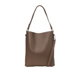Damen Umh&auml;ngetasche "Brinja", MARC O'POLO ACCESSORIES, braun, Leder, Taschen, Damen Schultertasche, Henkeltasche, Handtasche mit Crossbody Gurt