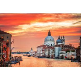papermoon Fototapete "Venedig", B/L: 5m x 2,8m, Bahnen: 10 Stk., bunt, Schlafzimmer, Tapeten