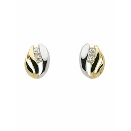 Adelia&acute;s ADELIA ́S Damen Paar Ohrh&auml;nger "1 Paar 333 Gold Ohrringe / Ohrstecker mit Zirkonia", Damen, Gold, gold, Gold, Ohrringe, 333 Gold mit Zirkonia