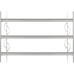 Alberts Fensterschutzgitter "Secorino Style", B/H/T: 45cm, silber, Schutzgitter, Breite ausziehbar 70-105 cm, versch. H&ouml;hen