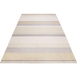 Teppich Esprit, B:120cm H:6mm L:170cm, beige, Polyester, Wohnzimmer, Teppiche, "Ben, ESP-0151", robuster Kurzflor Teppich, Wohnzimmer