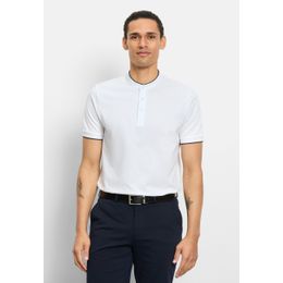 Poloshirt OLYMP "OLYMP Casual Wirk", Herren, Gr. L, wei&szlig;, 100% Baumwolle, Shirts