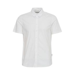 Blend Herren Kurzarmshirt "Kurzarmhemd BHShirt", wei&szlig;, Gr. XL, Obermaterial: 98% Baumwolle CO. 2% Elasthan EL., Hemden