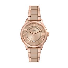 Fossil Analog Watch 'GILMORE' female Gold size One Size