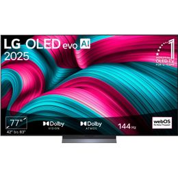 LG OLED-Fernseher "OLED77C5ELB", 77 &prime;&prime;, grau, Fernseher