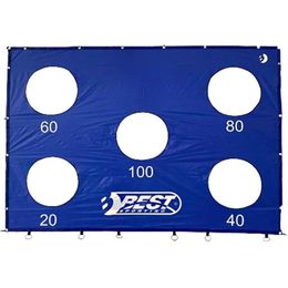 BEST Sporting Fu&szlig;balltor "Torwand 213er mit 5 Schu&szlig;l&ouml;chern", B/H/L: 213cm x 152cm x 0,5cm, 1 Stk., blau, Garten, Sport-Tore