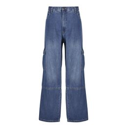 Southpole Herren Cargohose "Southpole Southpole Cargo Denim Pants"midtiefblau, Gr. 32, unifarben, 100% Baumwolle, Hosen