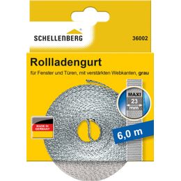 Schellenberg Rollladengurt "Maxi, 23 mm, 6 m L&auml;nge", B/L: 2,3cm x 600cm, grau, Seile, Gurtband erh&auml;ltlich in unterschiedlichen Farben