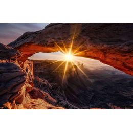 papermoon Fototapete "Photo-Art RENE COLELLA, DER MESA-ARCH", B/L: 4,5m x 2,8m, Bahnen: 9 Stk., bunt, Schlafzimmer, Tapeten