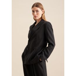 Seidensticker Damen Jackenblazer "Schwarze Rose", schwarz, Gr. 46, unifarben, 100% Leinen, Blazer
