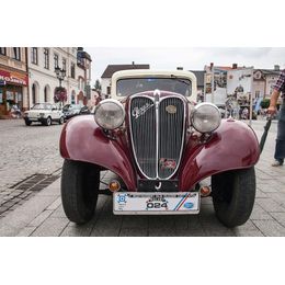 papermoon Fototapete "Oldtimer", B/L: 5m x 2,8m, Bahnen: 10 Stk., bunt, Schlafzimmer, Tapeten