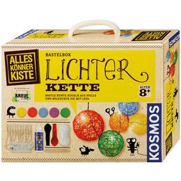 Kosmos Kinder Kreativset "AllesK&ouml;nnerKiste Lichterkette", bunt, Holz, Karton, Kunststoff, Latex, Pappe, Kreativsets, Made in Germany