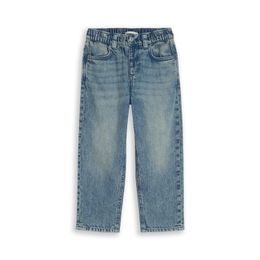 Tom Tailor Jungen Loose Fit Jeans, blau, Uni, Gr. 98