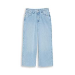 Tom Tailor Denim Damen TTMIJA CULOTTE Jeans, blau, Uni, Gr. M