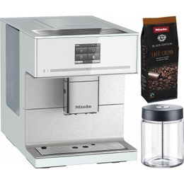 Miele Kaffeevollautomat "CM7350 CoffeePassion, inkl. Milchgef&auml;&szlig;, Kaffeekannenfunktion", B:31,1cm H:39,7cm T:44,5cm, wei&szlig;, Kaffeevollautomaten