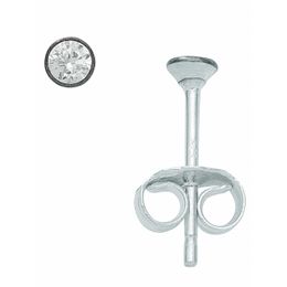 Adelia&acute;s ADELIA ́S Damen Paar Ohrh&auml;nger "Damen 925 Silber Ohrringe Ohrstecker mit Zirkonia &Oslash; 3 mm", Damen, Silber 925 (Sterlingsilber), silber, Silber 925