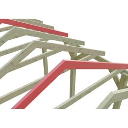 Skan Holz Carport-St&uuml;tzelement SKANHOLZ, B:620cm T:750cm, gr&uuml;n, St&uuml;tzelemente, "Schneelasterh&ouml;hung"