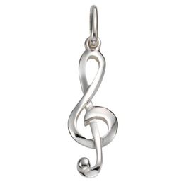 Firetti Damen Kettenanh&auml;nger "Schmuck Geschenk Silber 925 Halsschmuck Anh&auml;nger Noten", Silber 925 (Sterlingsilber), 0,74 g, silber, Silber 925