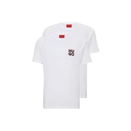 Hugo Damen T-Shirt "T-Shirt Dimento 2er Pack", wei&szlig;, Gr. XXL, Obermaterial: 100% Baumwolle CO., Shirts