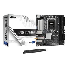 Asrock Mainboard "B760M-ITX/D4 WiFi", B:21,2cm H:5,8cm T:27,5cmohne farbbezeichnung, Mainboards