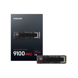 Samsung interne SSD "9100 PRO PCIe 5.0 NVMe&trade; M.2 SSD - 1 TB", ohne farbbezeichnung, B:9,8cm H:2,2cm T:14,4cm, Festplatten
