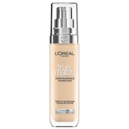 L'Or&eacute;al L'OR&Eacute;AL PARIS Damen Foundation "TRUE MATCH", 30ml, beige, Teint-Kosmetika, l&auml;sst sich m&uuml;helos verblenden, ohne sichtbare R&auml;nder zu hinterlassen
