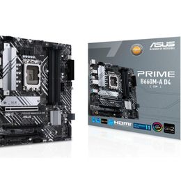 ASUS Mainboard "PRIME B660M-A D4-CSM", B:24,4cm T:24,4cm, schwarz, Mainboards