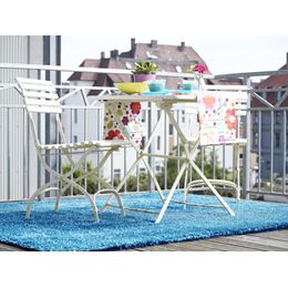 ANDIAMO Kunstrasen "Trendy, Made in Netherlands", B : 100cm 1 Stk., 25mm, L: 200cm, blau, Garten, Teppiche, Rasenteppich, moderne Optik, mit