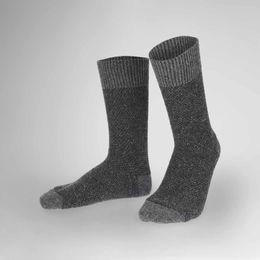 Hudson Damen Socken "Socke Tweet", Gr. 39, schwarz, Obermaterial: 31% Polyamid PA. 28% Wolle WO. 27% Viskose CV. 13% Seide silk. 1% Elasthan EL.,