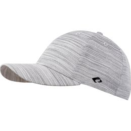 Chillouts Herren Baseball Cap "Sotschi Hat"light grau, gestreift, Kunstfaser, Caps, leichtes Streifenmuster, Gr&ouml;&szlig;e anpassbar mit Klemmverschluss