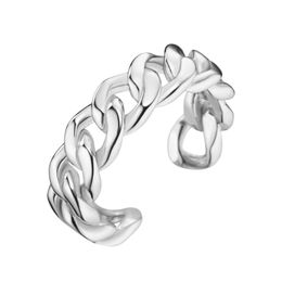 Firetti Damen Ohrklemme "Schmuck Geschenk Silber 925 Ear Cuff in Panzerketten-Optik", Silber 925 (Sterlingsilber), silber, Silber 925