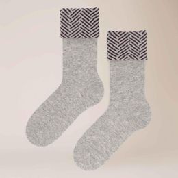 Kunert Damen Socken "Socke Fold Up", Gr. 35, grau, Obermaterial: 45% Baumwolle CO. 44% Polyamid PA. 9% Alpaka WP. 2% Elasthan EL., Socken