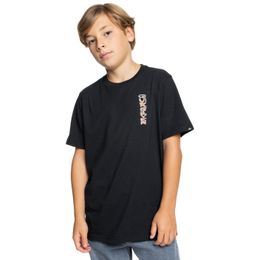 Quiksilver Jungen T-Shirt "Warped"schwarz, Gr. 10, Obermaterial: 100% Walkfrottier;, Shirts