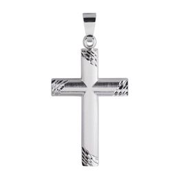 Firetti Damen Kettenanh&auml;nger "Schmuck Geschenk Silber 925 Halsschmuck Anh&auml;nger Kreuz", Silber 925 (Sterlingsilber), 2,2 g, silber, Silber 925