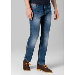 Timezone Herren Slim-fit-Jeans "Slim EdwardTZ", blau, Gr. 38, 74% Baumwolle 12% Polyester 12% Polyester (recycelt) 2% Elastan, Jeans