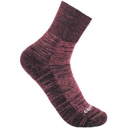 Carhartt Twin Knit Midweight Short Crew, Socken Damen