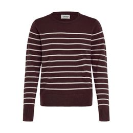 oxmo Damen Strickfleece-Pullover "Strickpullover OXKeana", braun, Gr. M, Obermaterial: 50% Viskose CV. 28% Polyester PES. 22% Nylon NY., Pullover