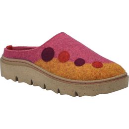Josef Seibel Damen Hausschuh "Carmaux 04, orange-multi", Gr. 40, orange, Obermaterial: 100% Textilmaterial TEXMAT., Schuhe