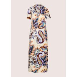Madeleine Mode MADELEINE Damen Midikleid "Maxikleid Druckkleid mit Paisley-Muster", wei&szlig;, Modern, Gr. 34, Obermaterial: 100% Viskose CV., Kleider, Aufw&auml;ndiges