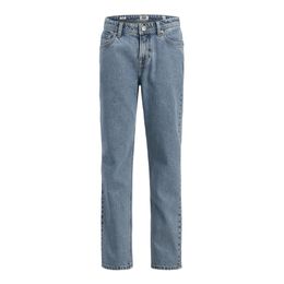 Jack & Jones Kinder Regular-fit-Jeans "JJICLARK JJORIGINAL SQ 348 NOOS JNR"blau denim, Gr. 164, JACK & JONES JUNIOR, unifarben, Denim/Jeans, Obermaterial: 100%