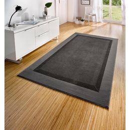 Teppich Hanse Home, B:120cm H:9mm L:170cm, grau, Kunstfaser, Wohnzimmer, Teppiche, "Band", Kurzflor, weich, L&auml;ufer Gr&ouml;&szlig;en, Wohnzimmer, Schlafzimmer,
