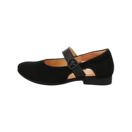 Think! THINK Damen Riemchenballerina "Think Ballerinas Leder", Gr. 40, schwarz, Leder, Schuhe