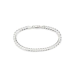 Bruno Banani Herren Armband "Schmuck Geschenk Silber 925 Armschmuck Armkette Panzerkette", 21, Silber 925 (Sterlingsilber), silber, Silber 925