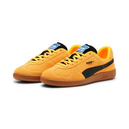 Puma Herren Sneaker "HANDBALL", Gr. 47, orange, Leder, mehrfarbig, Schuhe