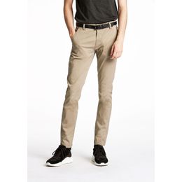 LINDBERGH Herren Chinos "Chinos Slim Fit", beige, Gr. 32, unifarben, Obermaterial: 98% Baumwolle, 2% Elasthan, Hosen