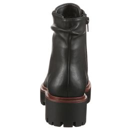 ANISTON SHOES Damen Schn&uuml;rboots, Gr. 37, schwarz, Lederimitat, Schuhe, Stiefelette, Schn&uuml;rboots, Blockabsatz