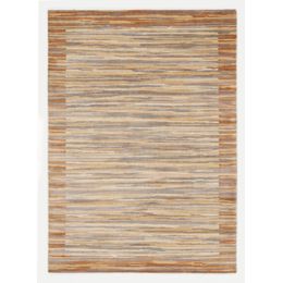 Orientteppich, B:170cm H:6mm L:240cm, beige, OCI DIE TEPPICHMARKE, Viskose, Wolle, Teppiche, "AWARD Nami", handgekn&uuml;pft, echter Nepal Teppich,