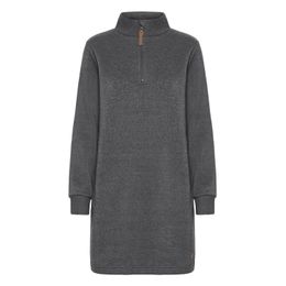 oxmo Damen Sweatkleid "Sweatkleid OXMille", grau, Gr. XL, Obermaterial: 55% Polyester PES. 45% Baumwolle CO., Kleider