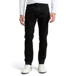 Tom Tailor Herren Regular-fit-Jeans "JOSH", blau, Gr. 33, unifarben, Denim/Jeans, Obermaterial: 75% Baumwolle, 20% Polyester, 3% Viskose, 2%